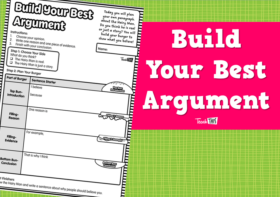 Build Your Best Argument :: Teacher Resources and Classroom Games ...