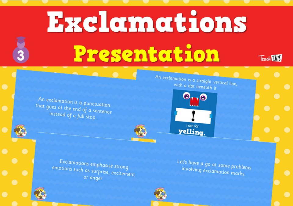 Exclamations - Presentation :: Teacher Resources and Classroom Games ...