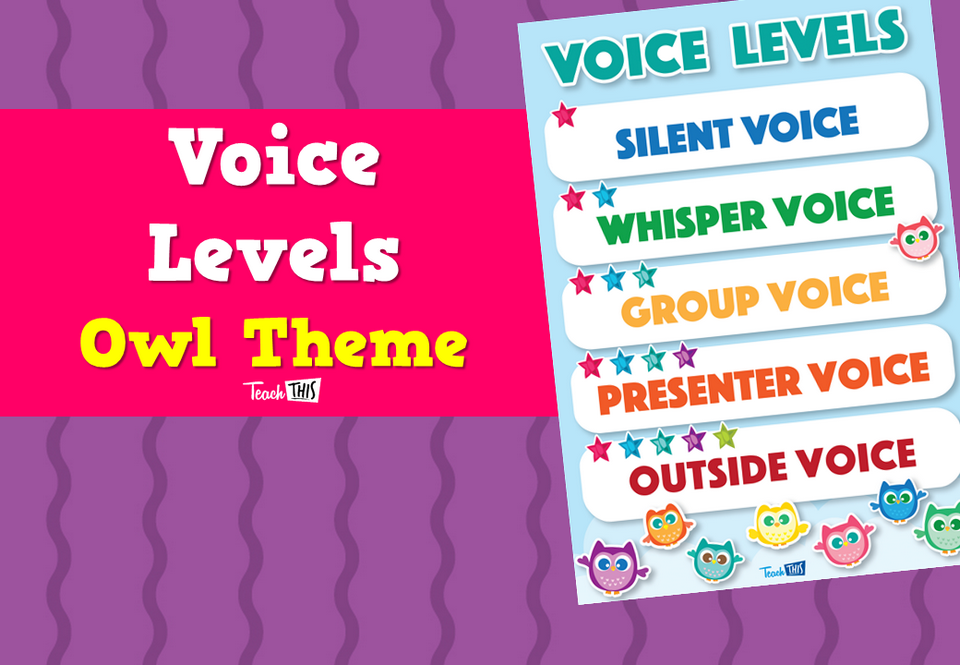 Voice Levels - Owl Theme :: Teacher Resources and Classroom Games ...