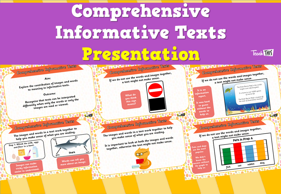 Comprehensive Informative Texts - Presentation :: Teacher Resources and ...