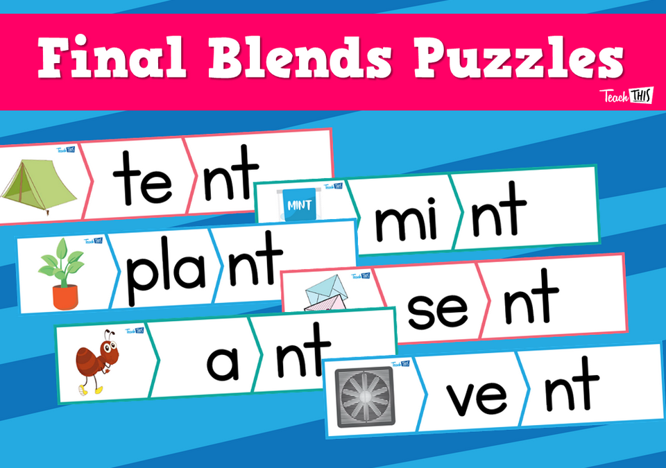 Final Blends Puzzles :: Teacher Resources and Classroom Games :: Teach This