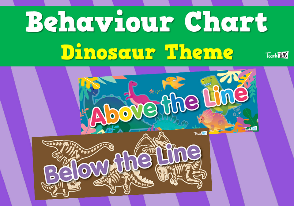 Behaviour Chart - Dinosaur Theme :: Teacher Resources and Classroom ...