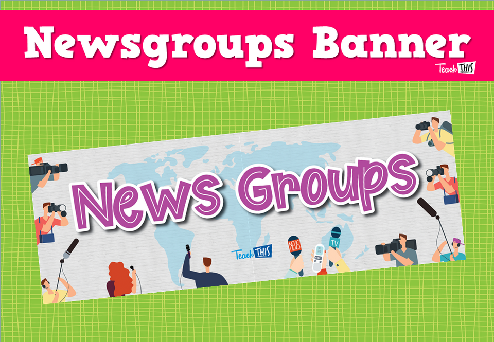 Newsgroups Banner :: Teacher Resources and Classroom Games :: Teach This