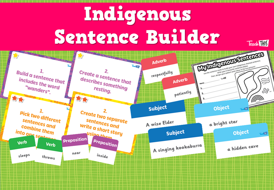 Indigenous Sentence Builder :: Teacher Resources and Classroom Games ...