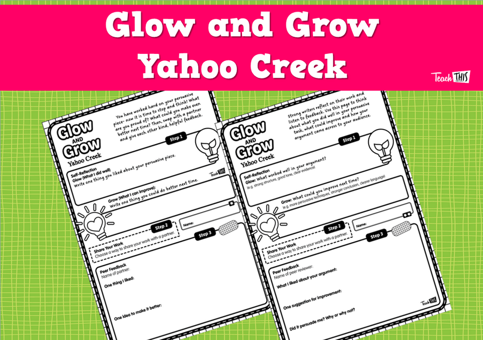 Glow and Grow: Yahoo Creek :: Teacher Resources and Classroom Games :: Teach This