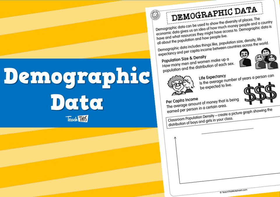 Demographic Data :: Teacher Resources and Classroom Games :: Teach This