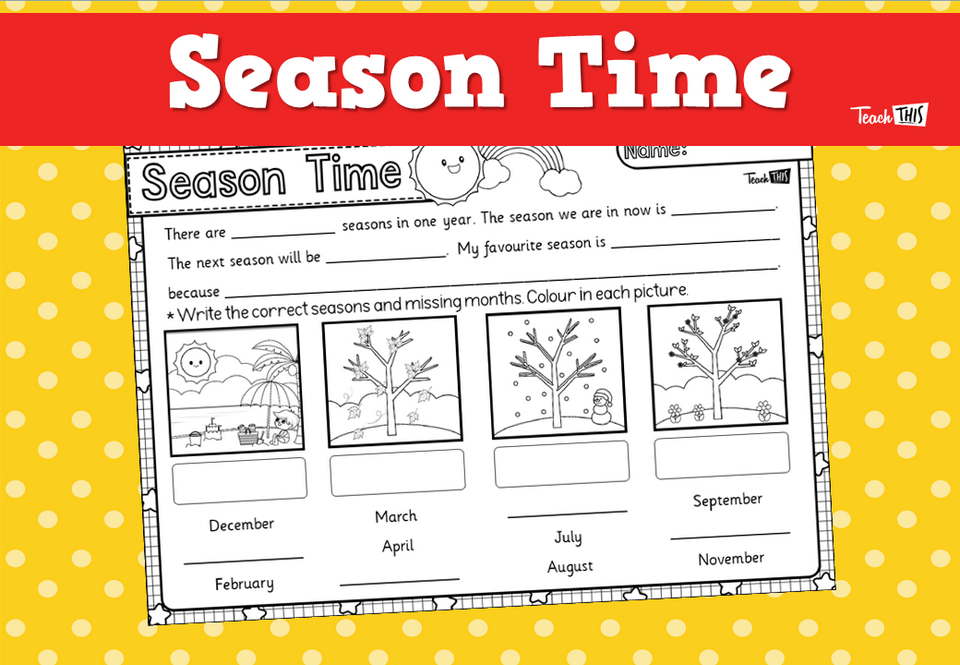 Season Time :: Teacher Resources and Classroom Games :: Teach This