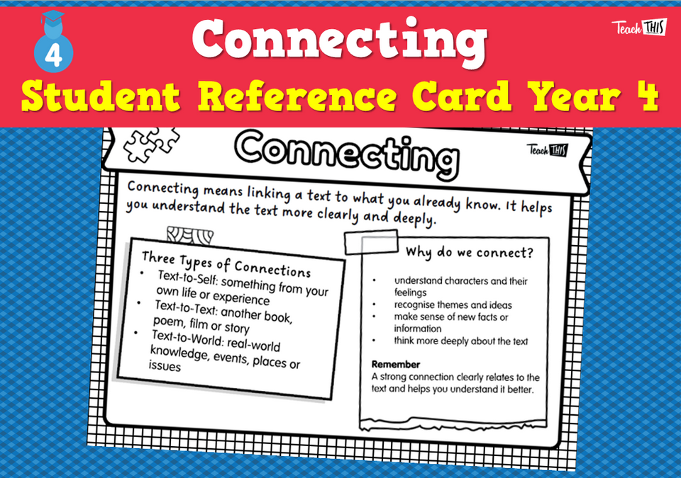 Connecting - Student Reference Card Year 4 :: Teacher Resources and ...