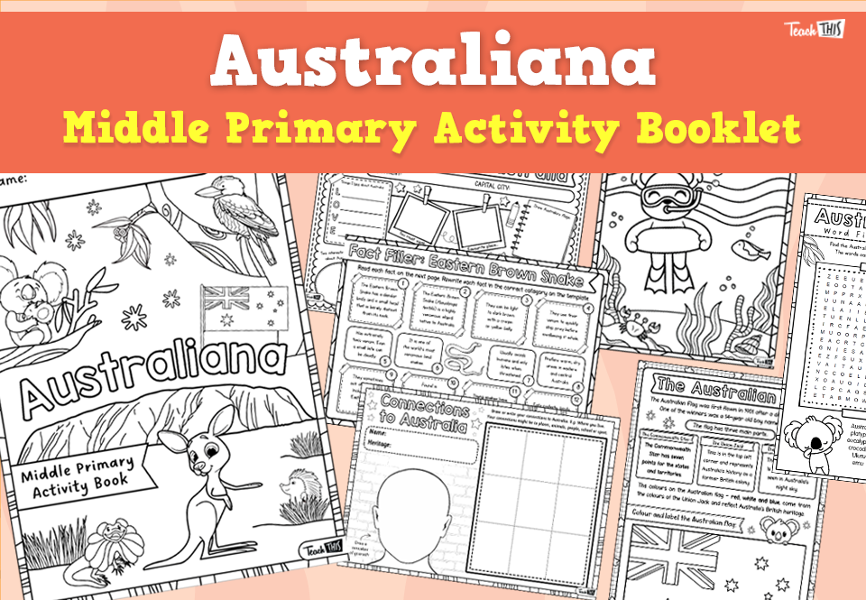 Australiana - Middle Primary Activity Booklet :: Teacher Resources and ...