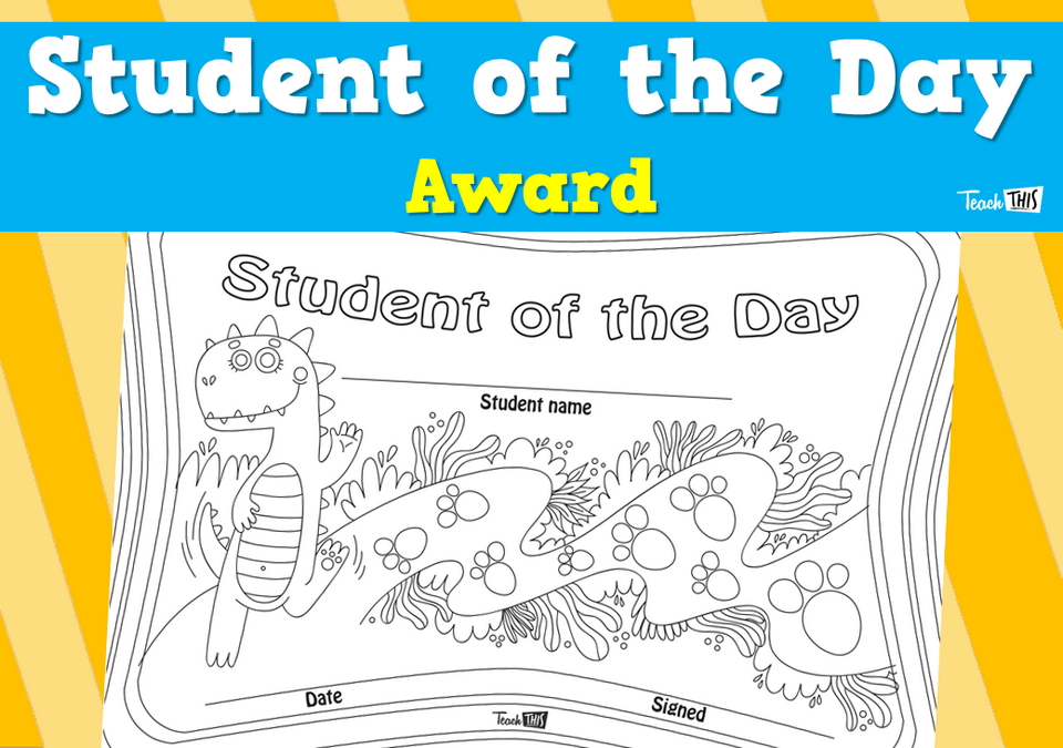 Student of the Day Award :: Teacher Resources and Classroom Games ...