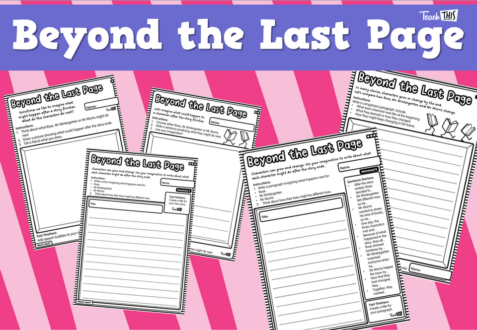Beyond the Last Page :: Teacher Resources and Classroom Games :: Teach This