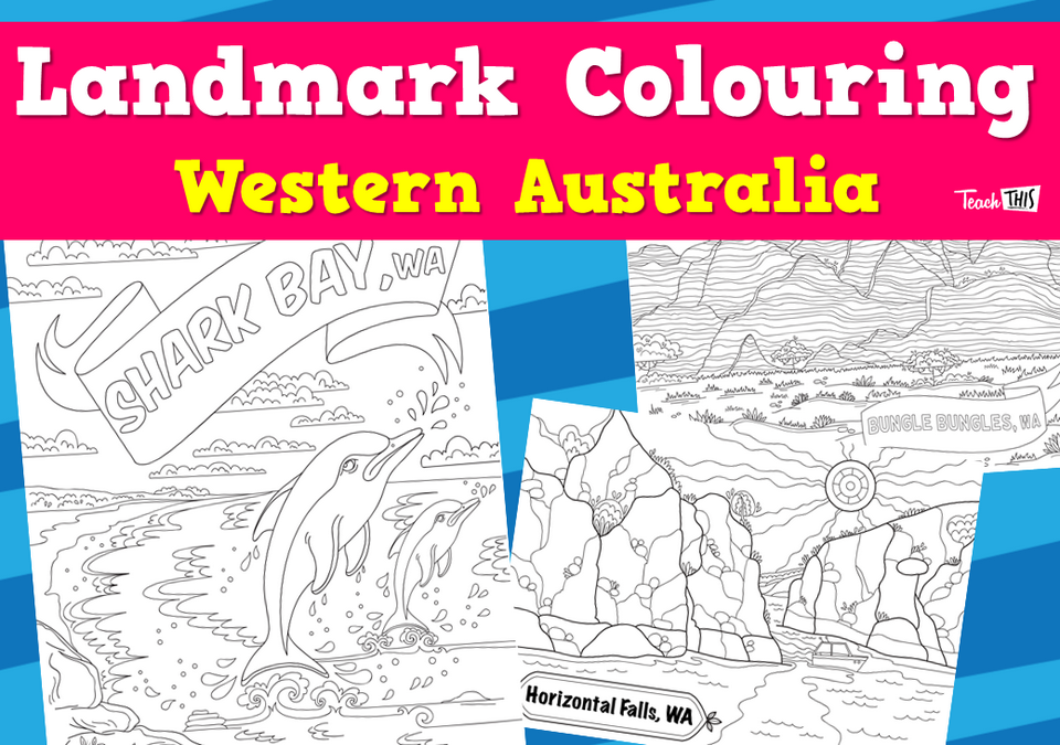 Landmark Colouring - Western Australia :: Teacher Resources and ...