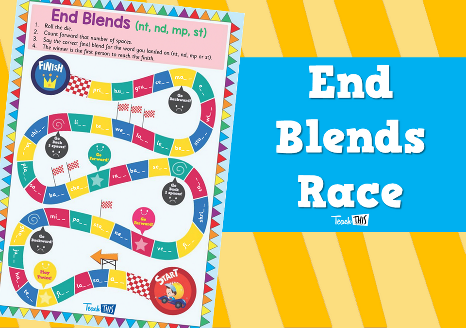 End Blends Race :: Teacher Resources and Classroom Games :: Teach This
