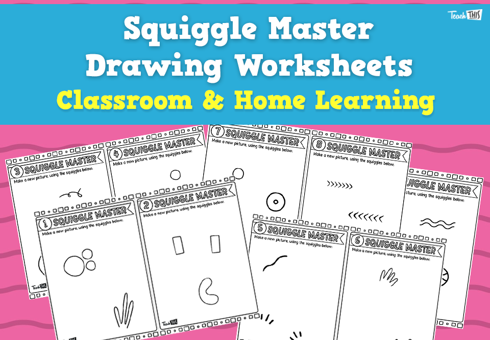 Squiggle Master - Drawing Worksheets :: Teacher Resources and Classroom ...