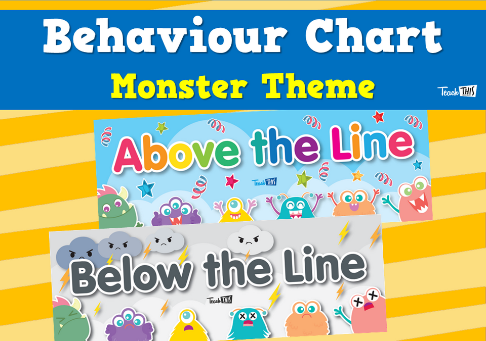 Behaviour Chart - Monster Theme :: Teacher Resources and Classroom ...