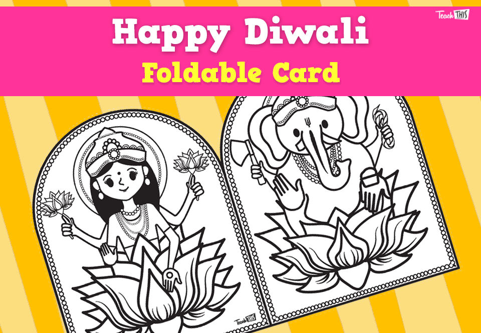 Diwali - Foldable Card :: Teacher Resources and Classroom Games ...