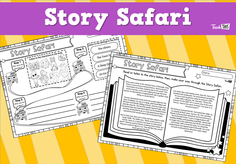 Story Safari :: Teacher Resources and Classroom Games :: Teach This