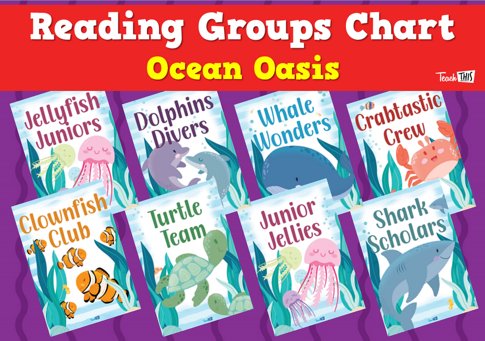 Reading Groups Chart - Ocean Oasis :: Teacher Resources and Classroom ...