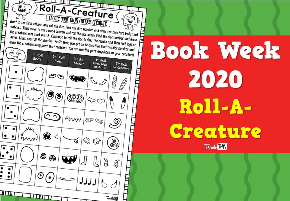 Book Week - Roll-A-Creature :: Teacher Resources and Classroom Games ...