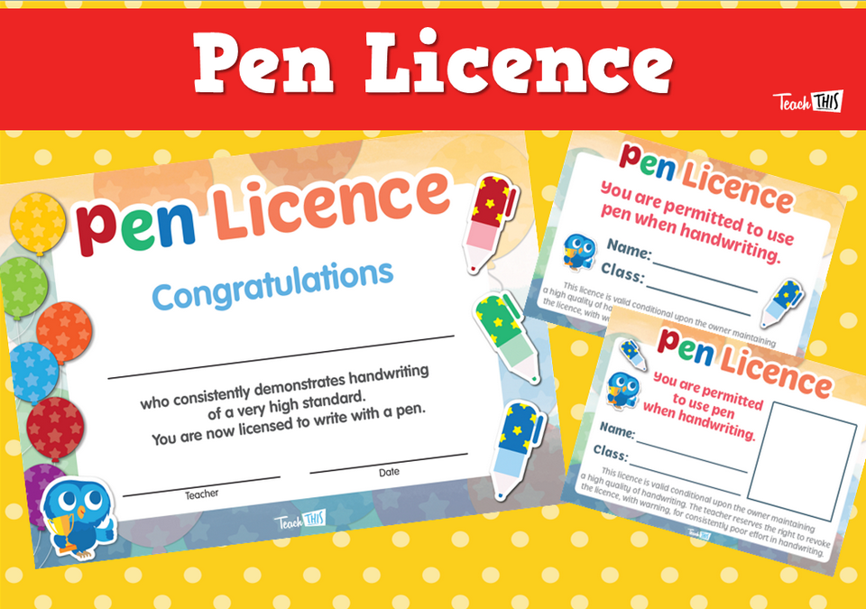 Pen Licence :: Teacher Resources and Classroom Games :: Teach This