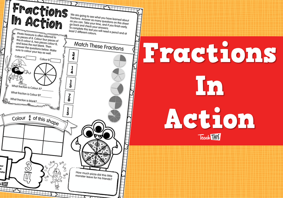 Fractions In Action :: Teacher Resources and Classroom Games :: Teach This