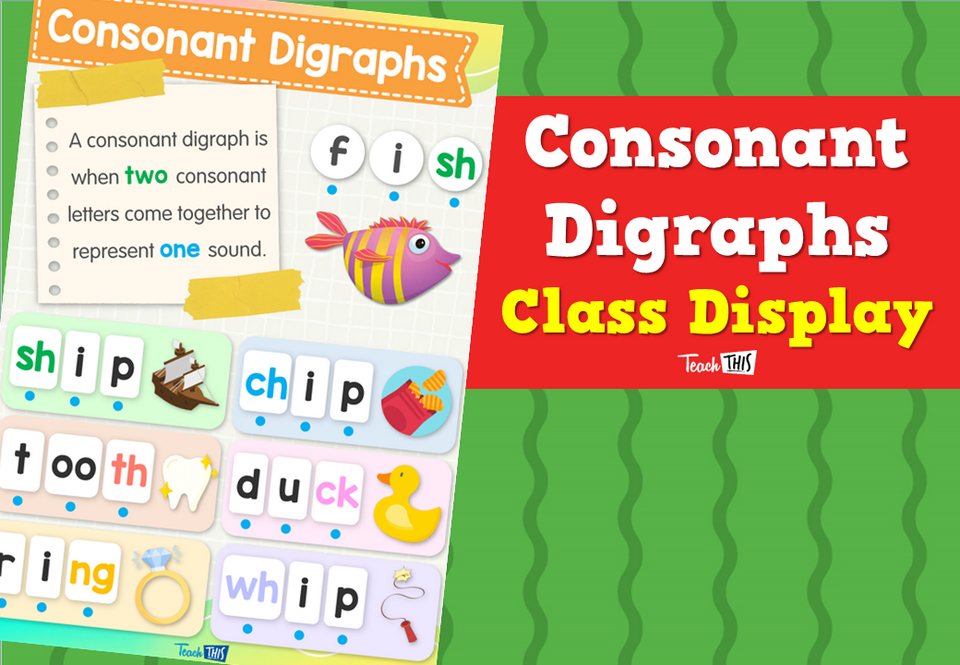 Consonant Digraphs Class Display :: Teacher Resources and Classroom ...