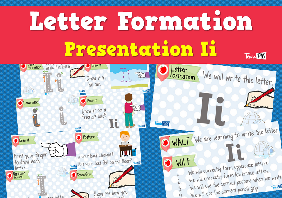 Letter Formation Presentation Ii :: Teacher Resources and Classroom ...