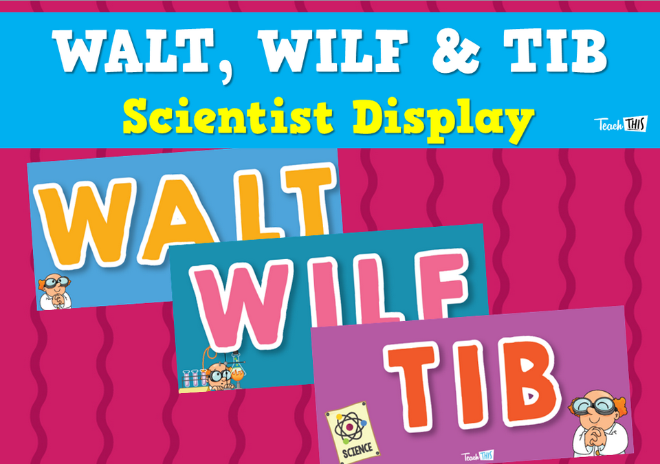 Walt Wilf And Tib Scientist Display Teacher Resources And Classroom Games Teach This