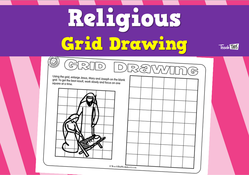 Grid Drawing - Religious :: Teacher Resources and Classroom Games ...