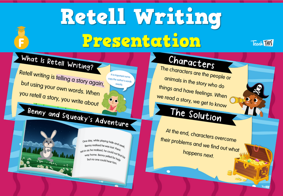 Retell Writing - Presentation :: Teacher Resources and Classroom Games ...