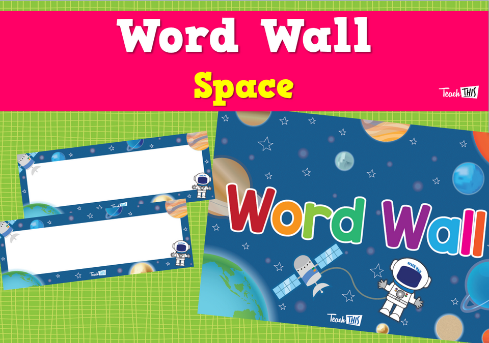 Word Wall - Space :: Teacher Resources and Classroom Games :: Teach This
