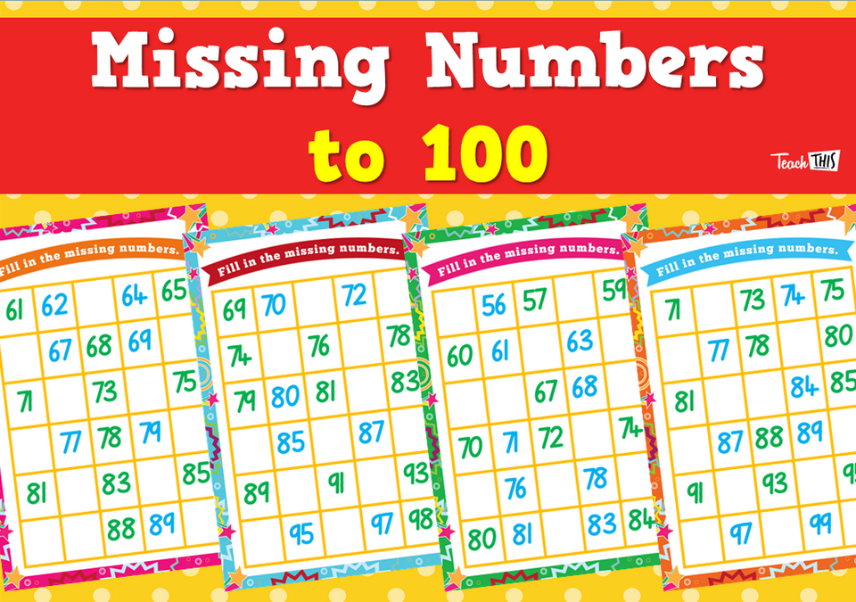 Missing Numbers to 100 :: Teacher Resources and Classroom Games ...