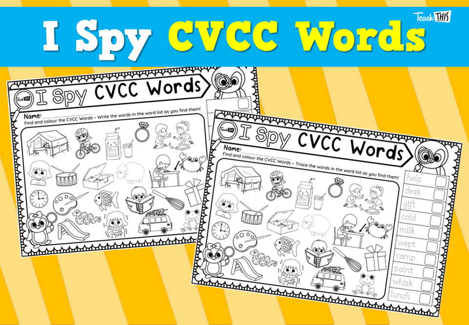 I Spy CVCC Words :: Teacher Resources and Classroom Games :: Teach This