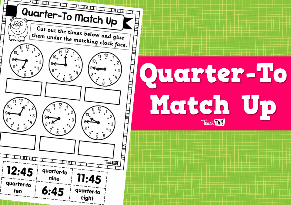 Quarter-To Match Up :: Teacher Resources and Classroom Games :: Teach This
