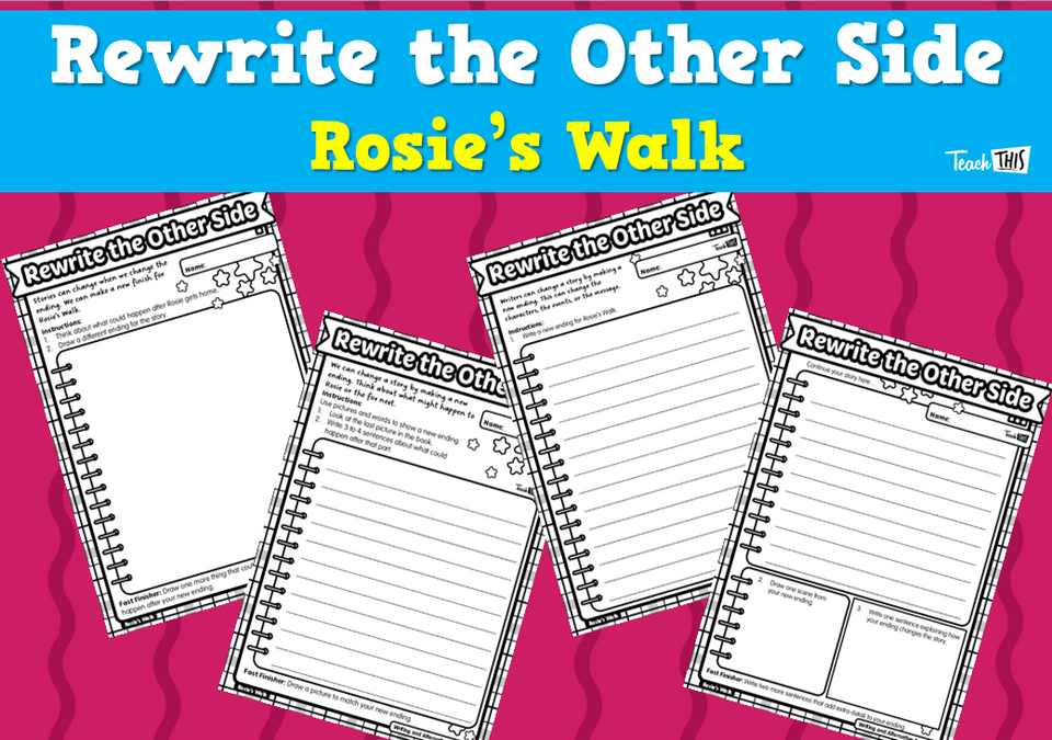 Flip the Ending - Rosie’s Walk :: Teacher Resources and Classroom Games ...