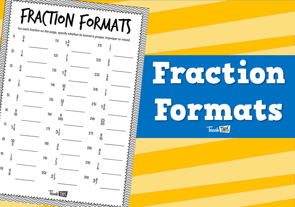 Fraction Formats :: Teacher Resources and Classroom Games :: Teach This