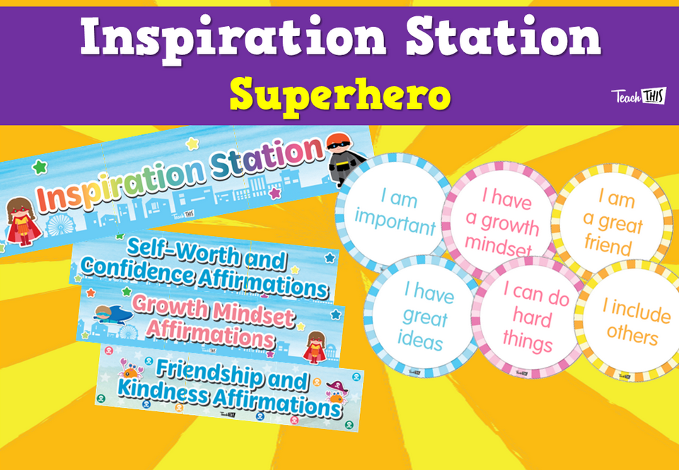 Inspiration Station - Superhero :: Teacher Resources and Classroom ...