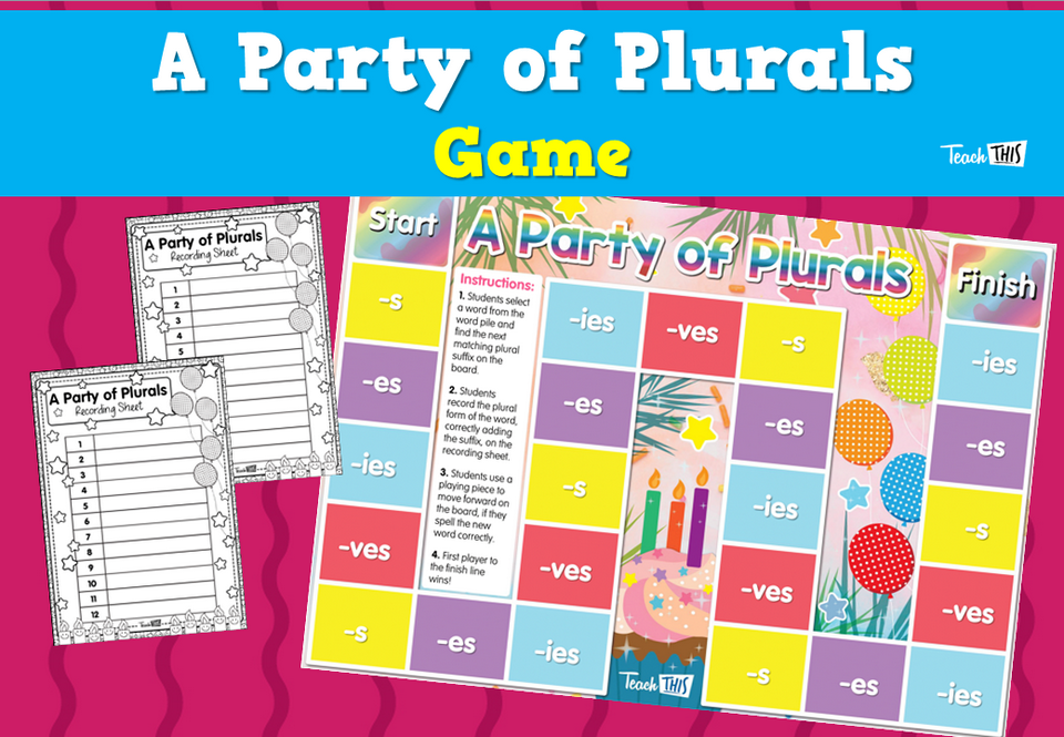 A Party of Plurals :: Teacher Resources and Classroom Games :: Teach This