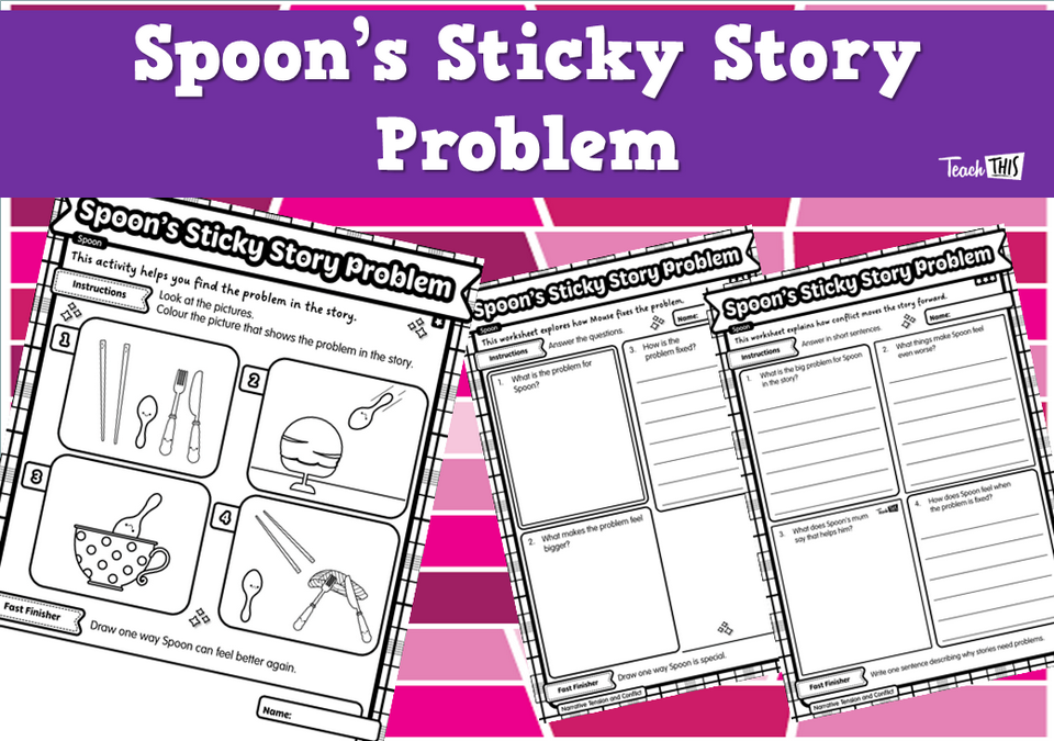 Spoon’s Sticky Story Problem :: Teacher Resources and Classroom Games ...