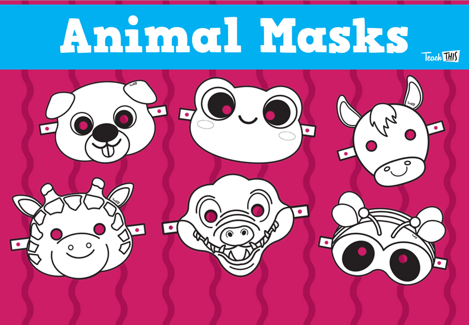 Animal Masks :: Teacher Resources and Classroom Games :: Teach This