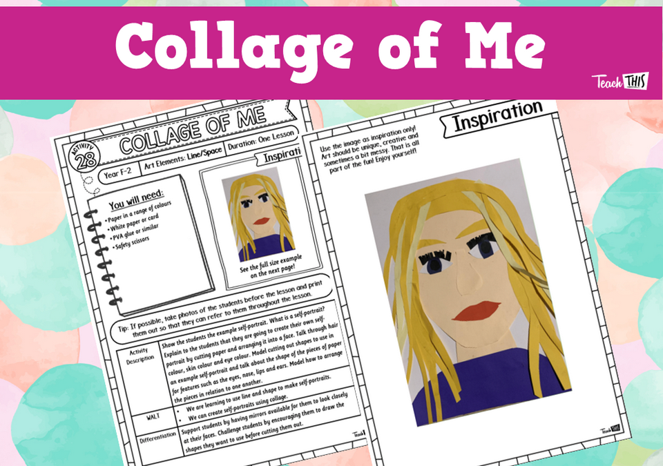 Collage of Me :: Teacher Resources and Classroom Games :: Teach This