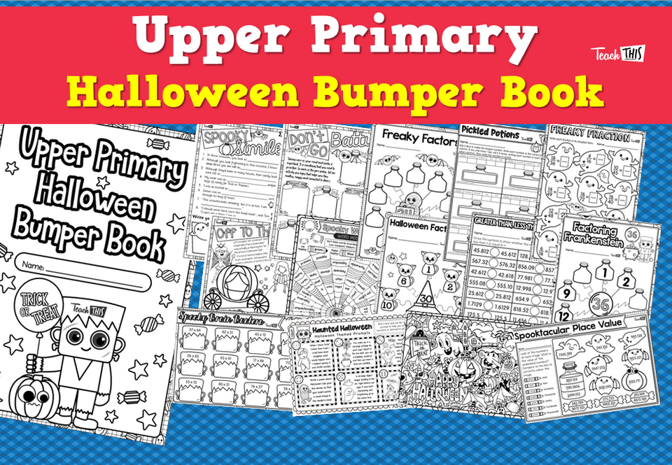 Upper Primary Halloween Bumper Book :: Teacher Resources and Classroom ...