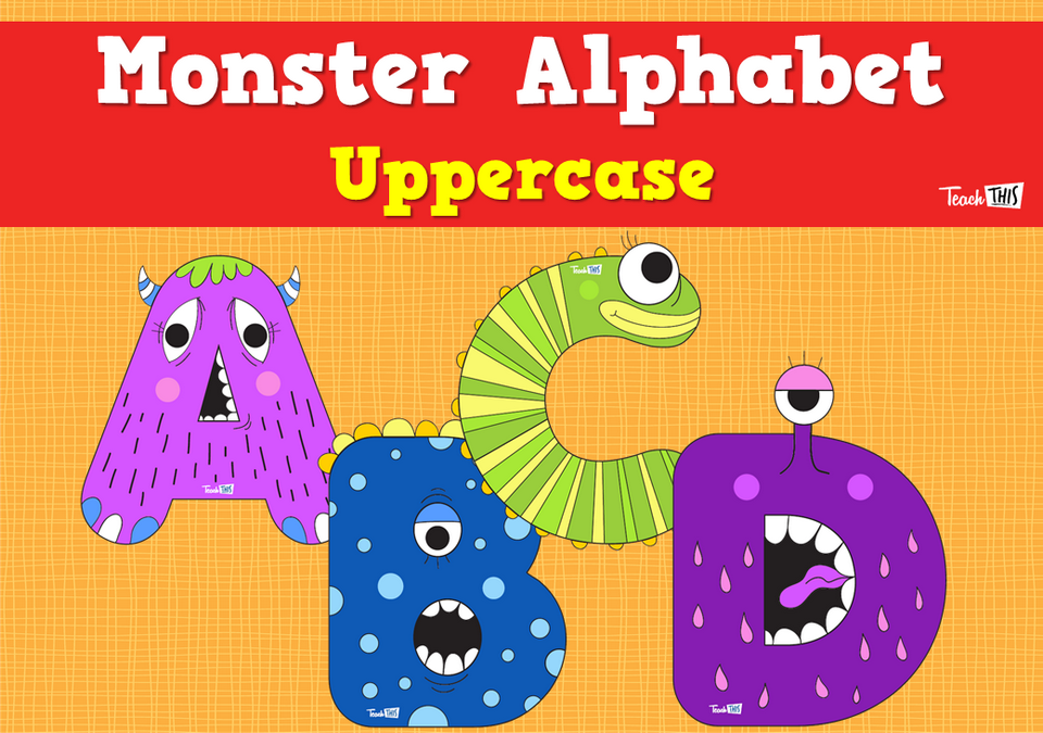 Monster Alphabet - Uppercase :: Teacher Resources and Classroom Games ...