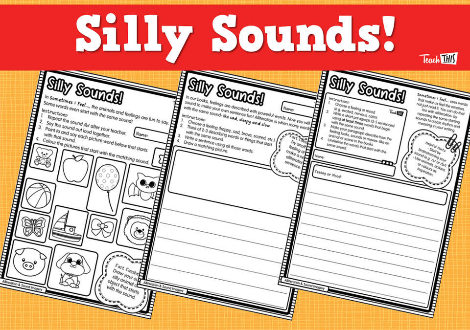 Silly Sounds! :: Teacher Resources and Classroom Games :: Teach This