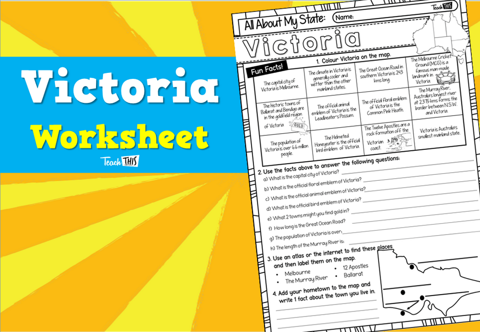 Victoria - Worksheet :: Teacher Resources and Classroom Games :: Teach This