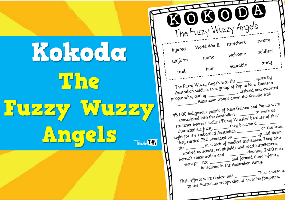 Kokoda - The Fuzzy Wuzzy Angels :: Teacher Resources and Classroom ...