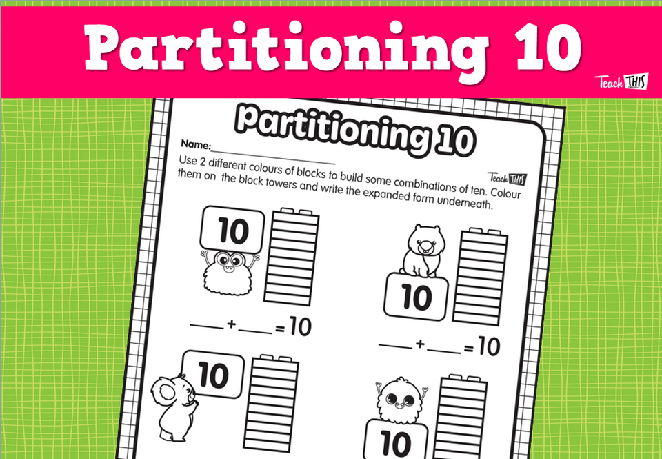Partitioning 10 :: Teacher Resources and Classroom Games :: Teach This