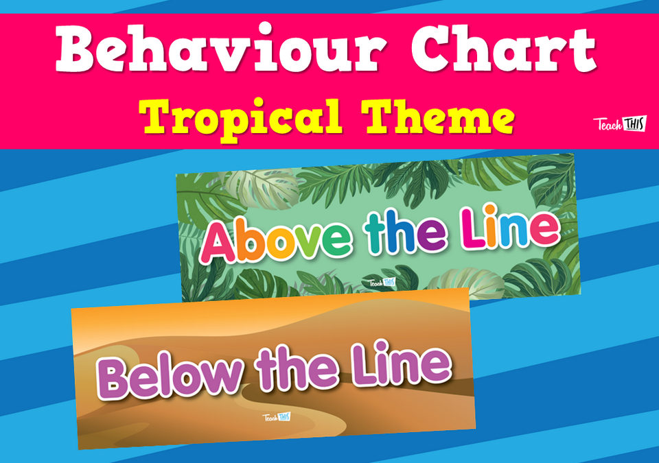 Behaviour Chart - Tropical Theme :: Teacher Resources and Classroom ...