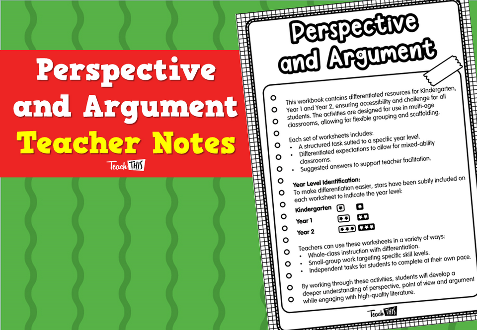 Perspective and Argument - Teacher Notes :: Teacher Resources and ...