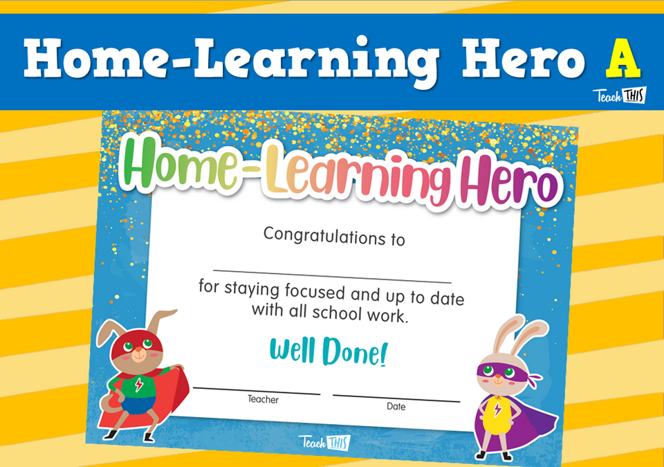 Home-Learning Hero A :: Teacher Resources and Classroom Games :: Teach This